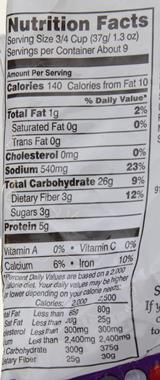 pepperidge farm stuffing nutrition
