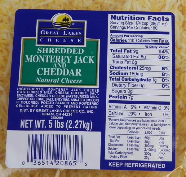 Great Lakes Cheese Shredded Monterey Jack And Cheddar | Hy-Vee Aisles ...